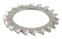 China Star Countersunk Internal External Tooth Lock Washer DIN 6797 A Spring Steel Zinc Plated for sale