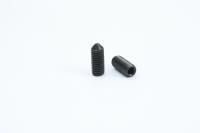 China DIN 913 914 A2 A4 Black Oxide Cone Point Grub Screw ISO 4027 M6 x 20mm M3 x 5mm M10 M2.5 for sale