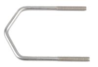 China Stainless Steel V Bolt U Bolt M8 M10 304 316 Two Way J L U V Clamp 1/2 3/4 1/4 Inch for sale