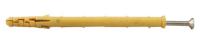 China Nylon Expanding Plastic Screw Anchors 4mm to 14mm Diameter 20mm to 75mm Length for Drywall Concrete for sale