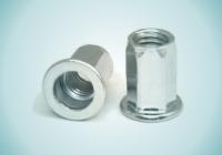 China M6 M4 Steel Full Hex Flat Head Full Hexagon Rivet Nuts Connector Insert Joint  M3 M4 M5 M6 for sale