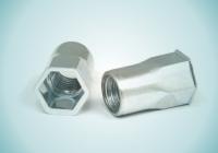 China Small Head Half Hex Rivet Nut Flange Head Open End M3 M4 M5 M6 M8 M10 Reduced Head for sale