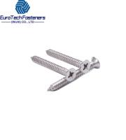 China ISO 7050 DIN 7982 Countersunk Self Tapping Screws Stainless Steel 304 M4.2x19 for sale