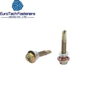 China Zinc Plated Hex Flange Head Self Drilling Screws DIN7504K 4.2mm-6.3mm 19mm-127mm for sale