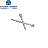 China 14 Gauge 6.30mm Hex Flange Head Self Drilling Screw #14 #10 #8 Carbon Steel C4 CorrSeal for sale