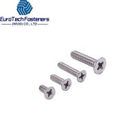 China DIN 965 M1.6 to M10 Cross Recessed Countersunk Flat Head Machine Screws Stainless Steel A2 A4 for sale