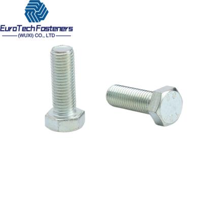 China DIN 933 Hex Bolt ISO 4017 Full Threaded Stainless Steel Grade 8.8 10.9 12.9 M6 M8 M10 for sale