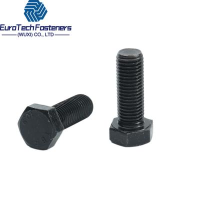 China DIN 933 Hexagon Head Full Thread Bolts M3-M42 Steel Stainless Steel Zinc Black Oxide for sale