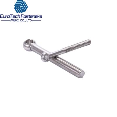 China DIN 444 Eye Bolt Swing Bolt M5 M10 M12 M16 M20 M24 M30 Grade 8.8 10.9 12.9 A4 Stainless Steel for sale