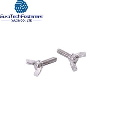 China DIN 316 Stainless Steel Butterfly Wing Screws M3 M4 M6 M8 M10 M12 Zinc Plated for sale
