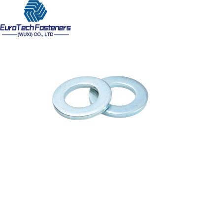China DIN 125 Galvanized Flat Washer Plain Washer M10 M20 M22 M30 M33 140 HV Steel for sale