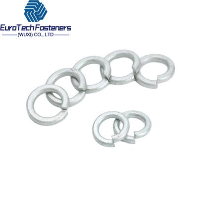 China Din127a Din127b Helical Spring Lock Washer Stainless Steel M12 M16 Split Rectangular for sale