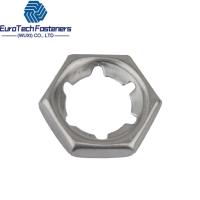 China Self Locking Counter Nut DIN 7967 M12 Palnut Steel Zinc Plated Lock Nut for sale