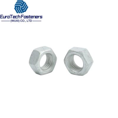 China Dichromate Steel Hex Nut Class 5 ISO 4032 DIN 934 M16x1.5 M14x1.5 M3 Hot Dip Galvanized for sale