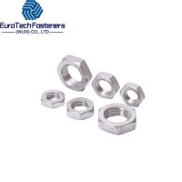 China DIN 439 ISO 4035 Hex Thin Nut M6 to M30 Steel Hot Dip Galvanized for sale