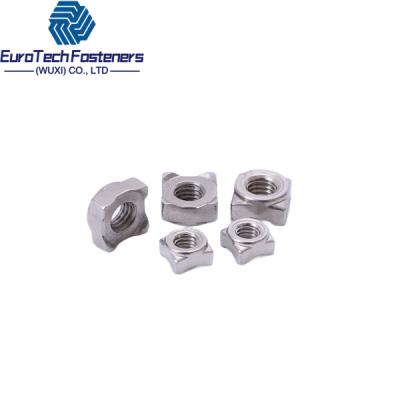 China DIN 928 Square Weld Nuts M5 M6 M8 M10 M12 M16 M20 Class 10.9 High Tensile Steel 8.8 for sale