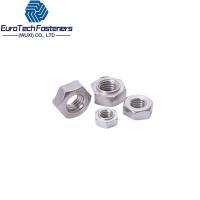 China DIN 929 Hexagon Weld Nuts M10 M16 Stainless Steel Class 8 10 M8 M12x1.5 for sale