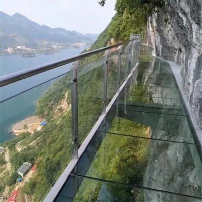 China Water Based Coating Flexible Transparent Anti Slip Surface Of Glass Tiles for sale
