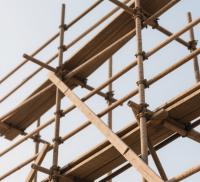China 100 Microns Thickness Water Based Paint For Wooden Scaffolding for sale