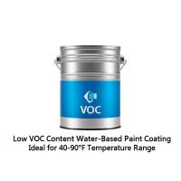 China Low VOC Content Water-Based Paint Coating Ideal for 40-90°F Temperature Range for sale