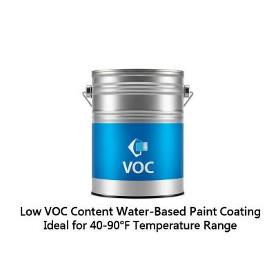 China Low VOC Content Water-Based Paint Coating Ideal for 40-90°F Temperature Range for sale