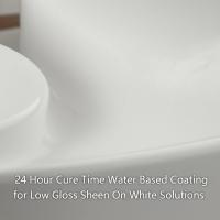 China 24 Hour Cure Time Water Based Coating for Low Gloss Sheen on White Solutions for sale