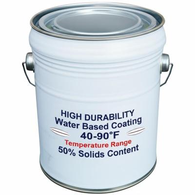 China High Durability Water Based Coating for 40-90°F Temperature Range and 50% Solids Content for sale