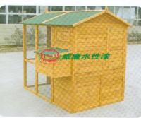 China Eco-Friendly Water-Based Primer & Topcoat System for Pet Wooden Houses | Non-Toxic, Anti-Yellowing Wood Finish for sale