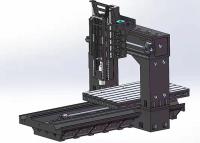 China Stable Gantry CNC Machining Center , 35KVA CNC Double Column Milling Machine for sale