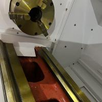 China CNC Lathe Machine Flat Bed CK6136 CNC Bar Feeder Made In China for sale
