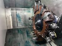 China High Rigidity CNC Power Turret Lathe Machine With Y Axis And Tail Stock for sale