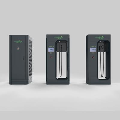 China Single Gun Commercial EV Charger Double Outlet 480KW Outdoor for sale