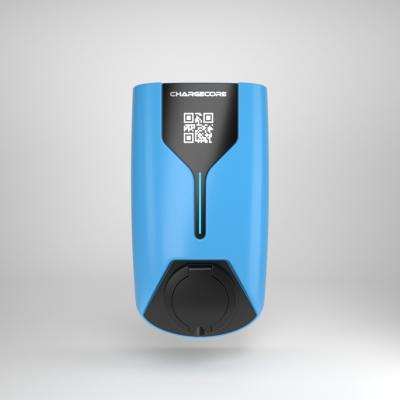 China CE Blue AC Wall Box Charger 22KW Home Level 2 EV Charger for sale