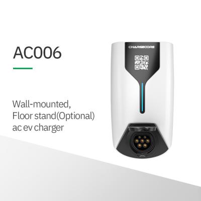 China 50Hz Tesla Home EV Charger OCPP APP Single Gun 22KW Anti UV for sale
