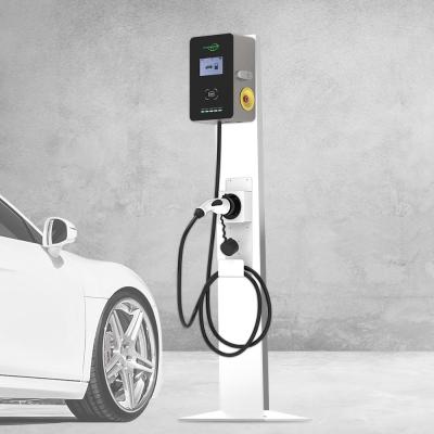 China CCS Level 2 Electric Vehicle Charging Station CHAdeMO Type 2 32A for sale