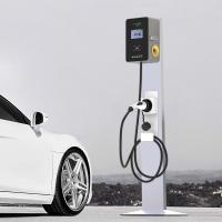 China OCPP1.6J  CCS CHAdeMO 7KW 5in Screen Commercial EV Charger for sale