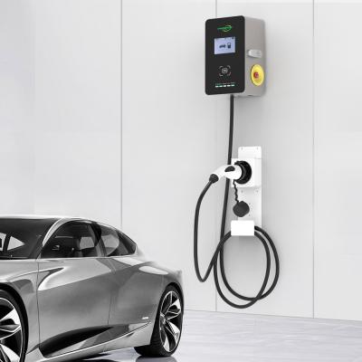 China Wall-mounted 50Hz/60Hz Aluminum Alloy 7KW Electric Car Charger for sale