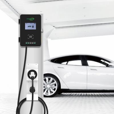 China Wall Mounted EV Car Charger Station TUV Certificated 7KW 22KW for sale
