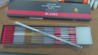 China 801438 Single Hole Auto Cutter Blade 305x8.5x2.4mm HSS for IX6 and Q50 Textile Cutting Machines for sale