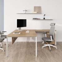 China MC3.0 Ergonomic custom sized Office Manager Desk L-shaped desk with spacious desk area for sale