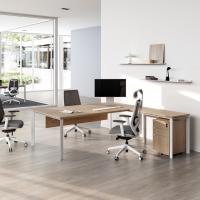 China MC3.0 Ergonomic custom sized Office Manager Desk L-shaped desk with spacious desk area for sale