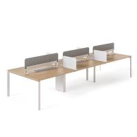 China MC3.0 6 person workstation Contemporary Modular Office Workstation Face To Face Design With Sleek Modern Style for sale