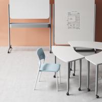 China FLEX Circular Arc Shaped Modular Conference Tables With Casters Contemporary Design for sale