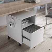 China FLEX Under Desk Modern Storage Cabinet Side Cabinet Pedestal With Wheel Space Saving for sale