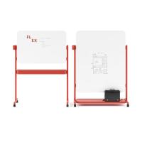 China Flex  Conference Rooms Mobile Whiteboard On Casters Multifunctional Magnetic for sale