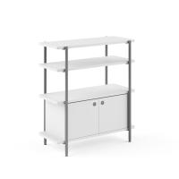 China FLEX Wood Office Storage Cabinet Multi Layer Clear Division Lightweight Structure for sale