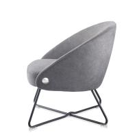 China Cozy Upholstery Supreme Seating Living Room Chair Elegant Curves Relaxing Shape for sale
