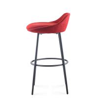 China Sturdy Metal Frame Bar Chair Office Lounge Furniture Sleek Design Custom Size for sale