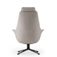 China Modern Fabric Comfortable Supreme Seating Office Lounge Chair And Ottoman for sale