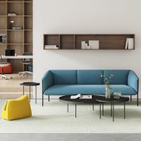 China GRANDEUR Modern Office Sofa Minimalist Design Sturdy Frame Customizable Color for sale